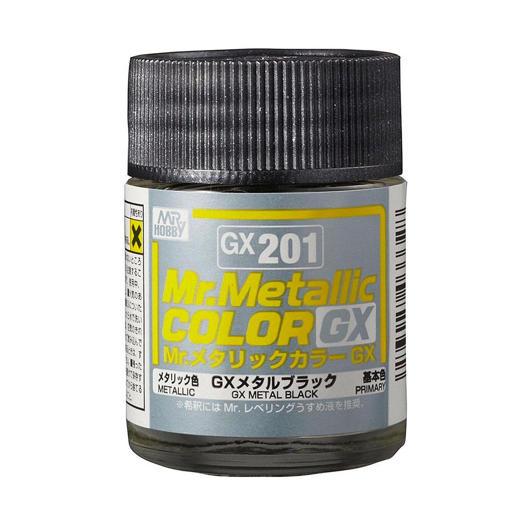 PINTURA GX201 MR.METALIX COLOR GX BLACK MR. HOBBY | GEEKZ